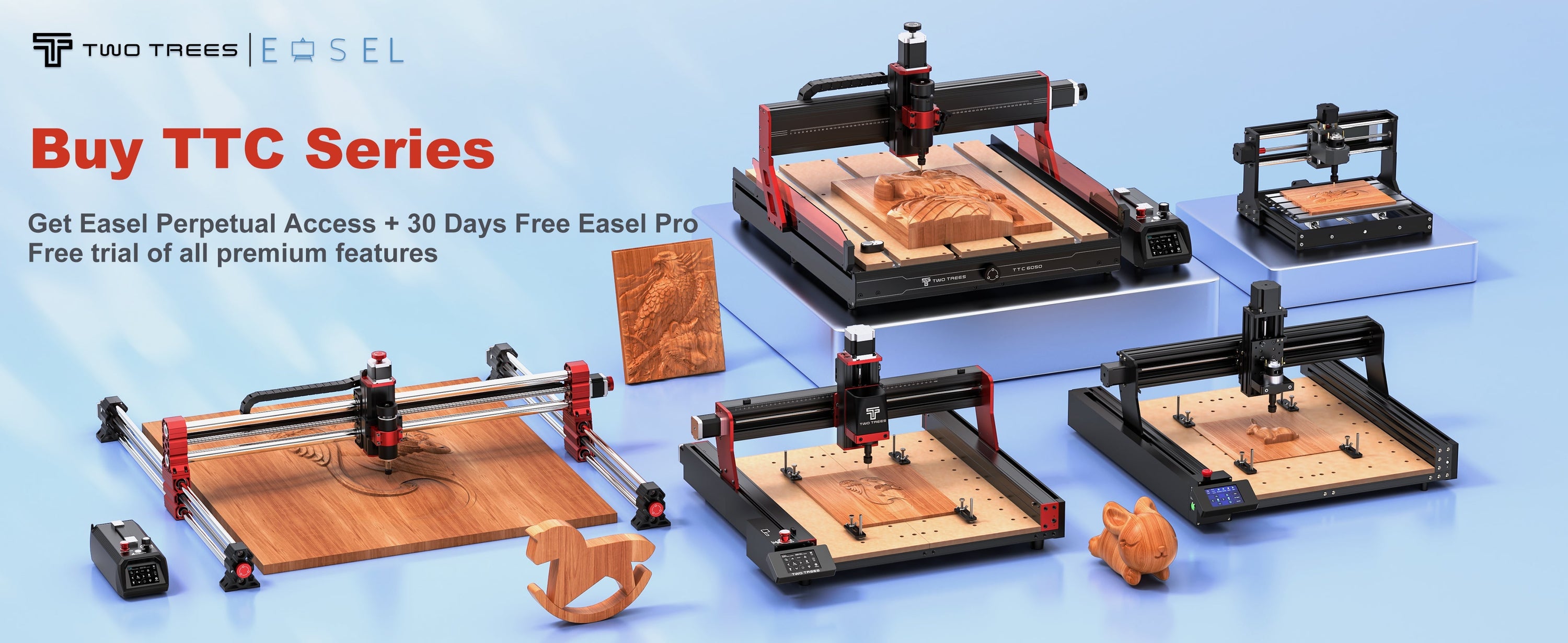 TwoTrees & Easel : Accès à vie gratuit + essai Pro de 30 jours