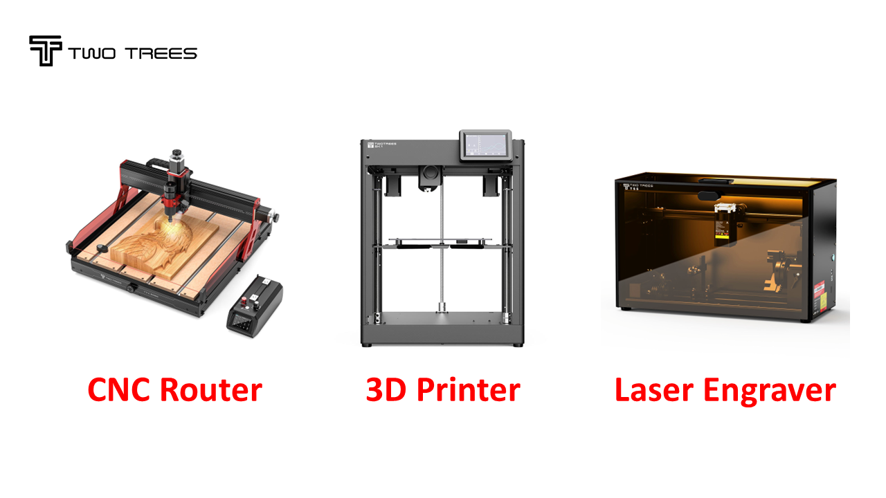 CNC Router vs Laser Engraver vs 3D Printer: What’s the Difference and
