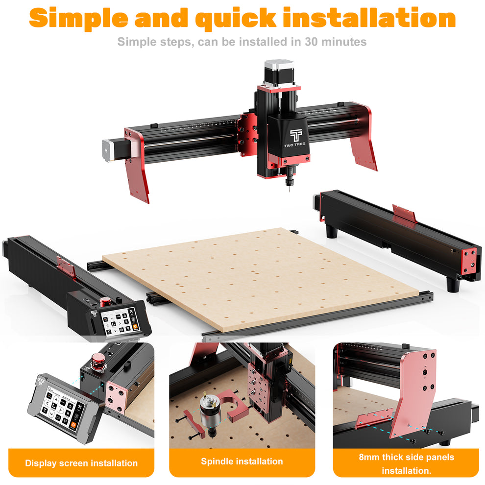 Twotrees TTC450 PRO CNC-Fräsmaschine für die Desktop-Gravur